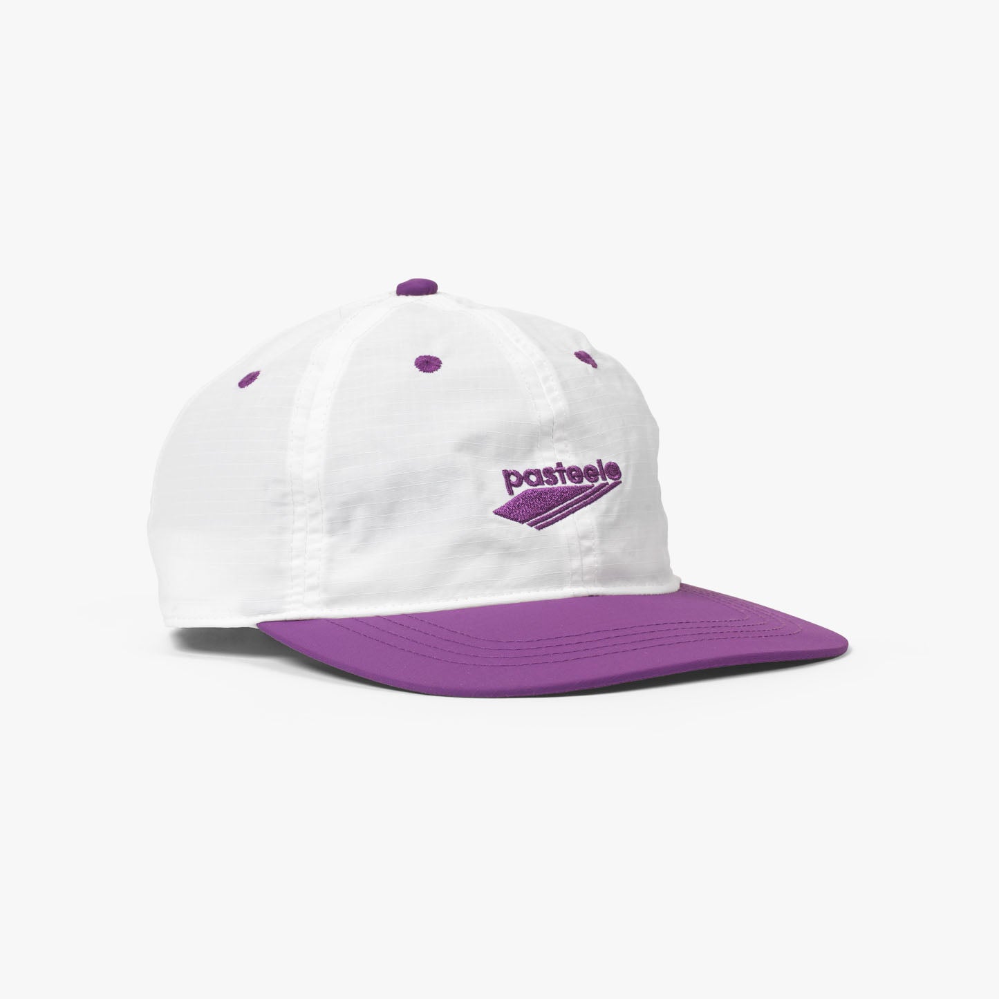 CONTRAST CAP - WHITE/PURPLE – Pasteelo