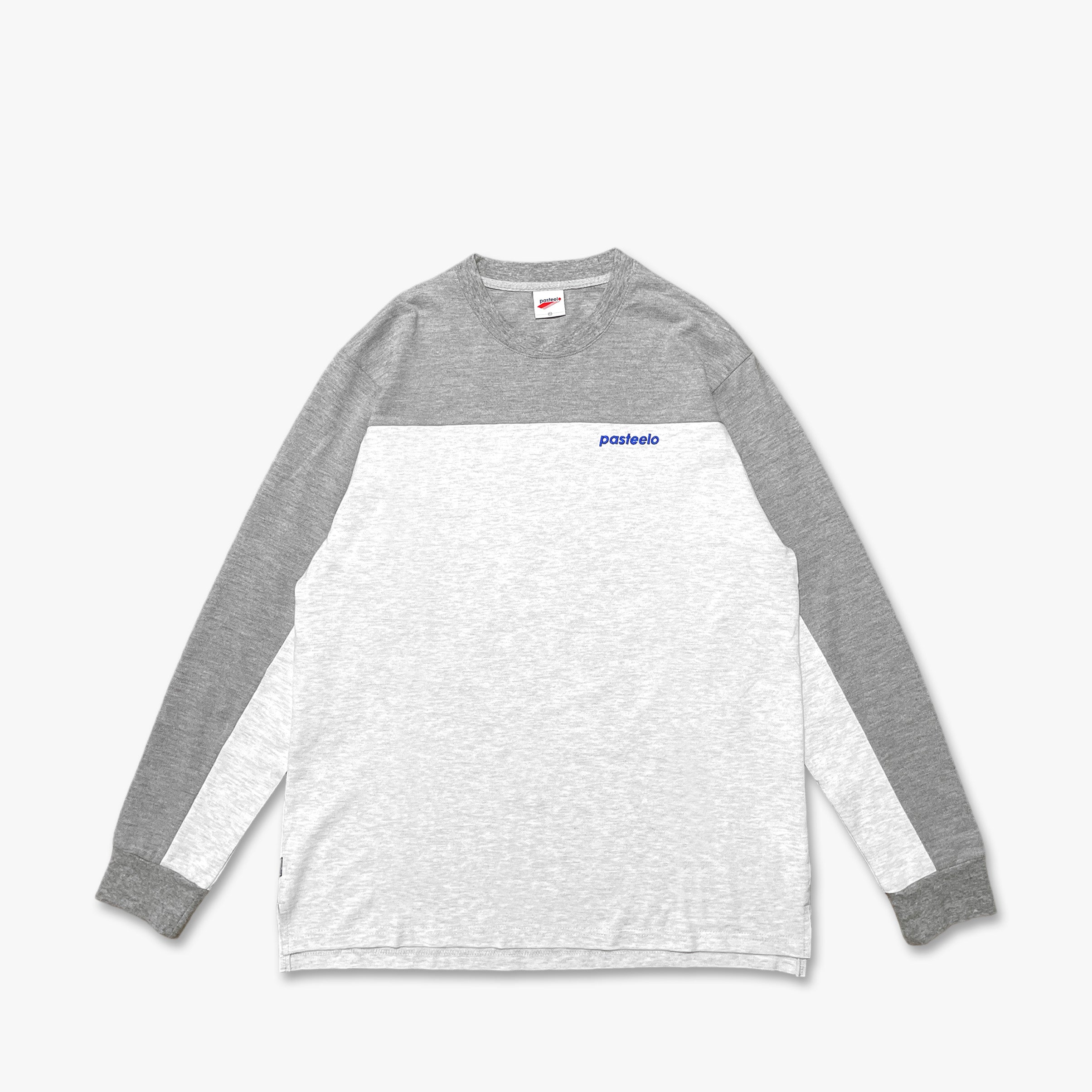PIQUE LONG SLEEVE TEE - HEATHER GREY/ASH – Pasteelo